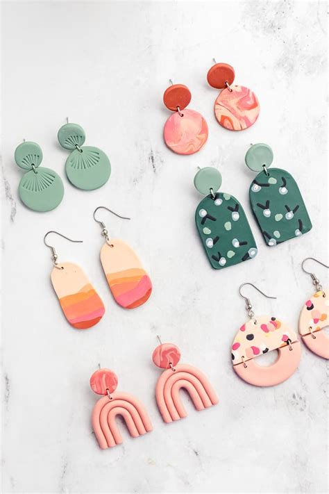 How To Make Polymer Clay Earrings Sarah Maker