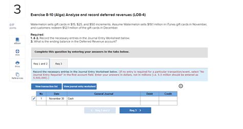 solved 3 exercise 8 10 algo analyze and record deferred
