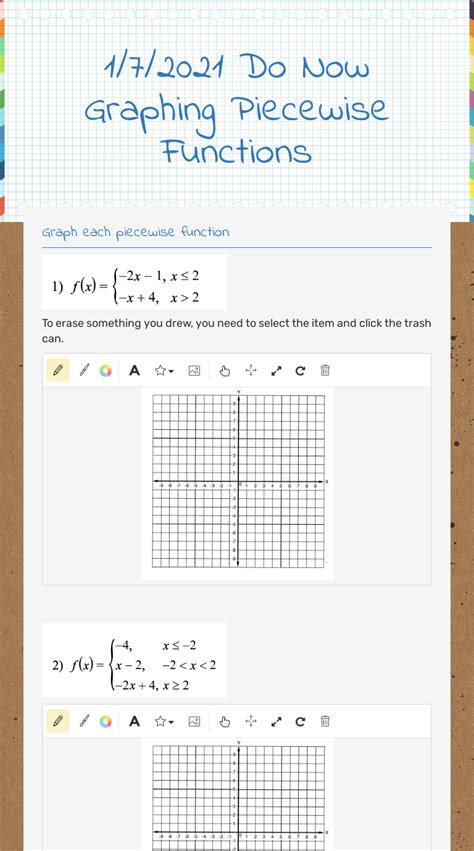 Graphing Piecewise Functions Worksheet Pro Worksheet