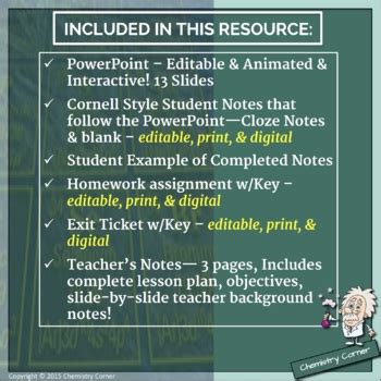 Naming Writing Ionic Formulas Part Two Print Digital Distance Learning
