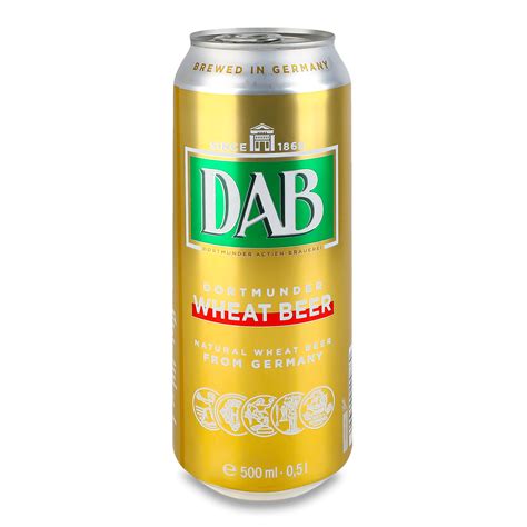 Пиво Dab Wheat Beer світле нефільтроване з б 0 5л онлайн супермаркет