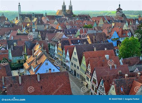 Rothenburg Ob Der Tauber German Village Royalty Free Stock Image