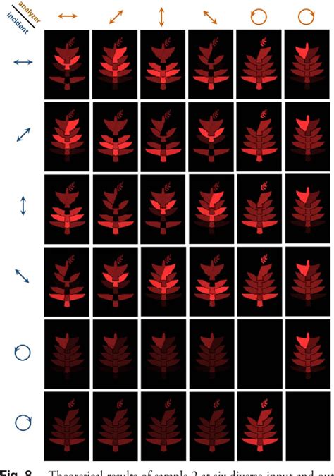 Figure 8 From Full Stokes Polarization Transformations And Time Sequence Metasurface Holographic