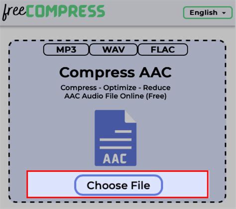 Compress AAC Audio File Online Free