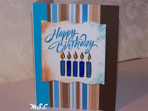 Happy Birthday Card Adult Male Project Idea