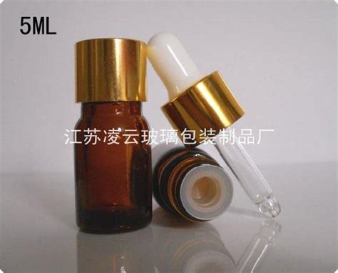 5ml 棕色精油瓶 密封性超好精油瓶 带胶头滴管盖和无孔内塞 Cbpefcu10