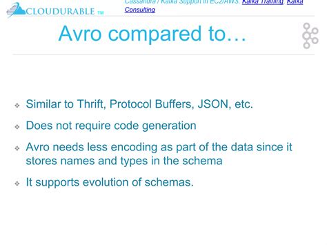 Avro Tutorial Records With Schema For Kafka And Hadoop Pptx