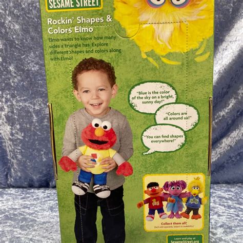 Sesame Street Rockin Shapes And Colors Elmo Talking Toy S New Without