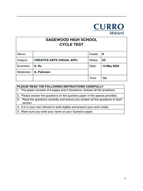 Gr 9 1st Term Test Ancient Cultures 2024 Pdf Egyptian Pyramids Ancient Egypt