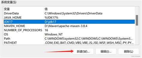 Windows下安装jdk17以及mavenmaven配置jdk17 Csdn博客