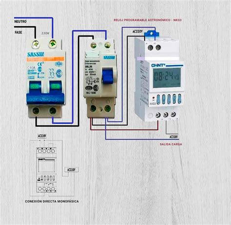 Dyna Electric Esquema De Conexión De Interruptor Temporizador