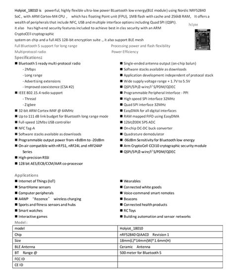 Module Ble Bluetooth 5 Nrf52840 Điện Tử Proe