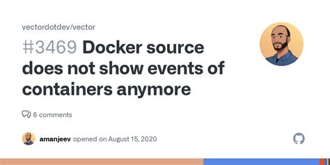 Docker Source Does Not Show Events Of Containers Anymore · Issue 3469 · Vectordotdevvector