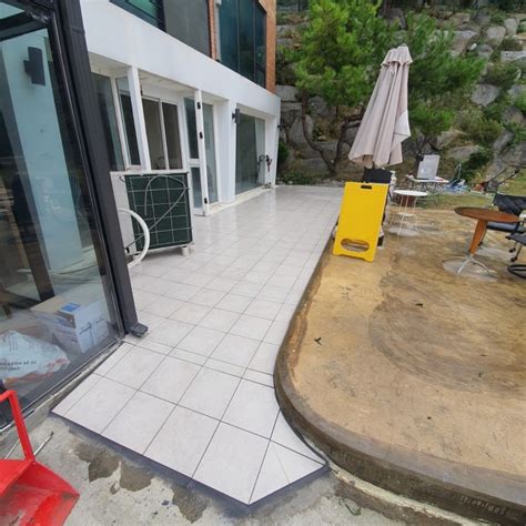 천안 아산 상가 인테리어 공사 외부 타일작업 네이버 블로그