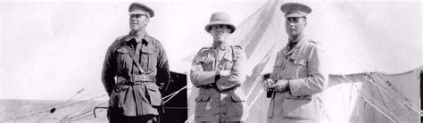 Evans In Egypt 1915 A Group Shot In Front Of A Tent Gerald On The Left
