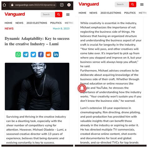 Success Creative Trend Michael Oladele