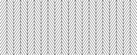 Herringbone Seamless Pattern Black And White Vector Image