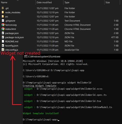 Widget Not Got Created · Issue 118 · Esriarcgis Js Cli · Github