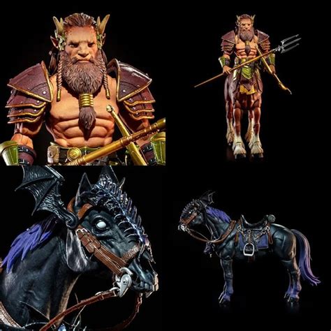 Miaorong55 9 Inches Four Knights Dark Mythical Legion Llya Wave Centaur