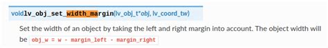 Margin And Padding Documentation Is Confusing · Issue 2178 · Lvgllvgl