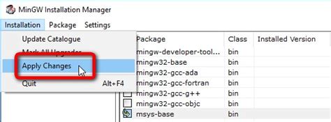 Installer Et Configurer MinGW Avec NetBeans