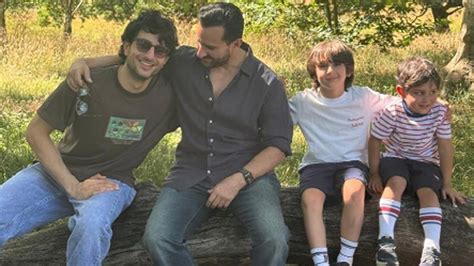 Ibrahim Ali Khan Posts Park Day Out With Saif Ali Khan And His Brothers