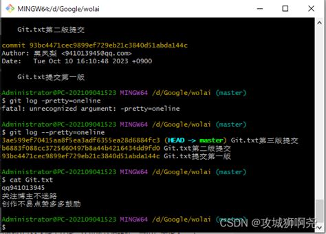 git基础使用 csdn博客