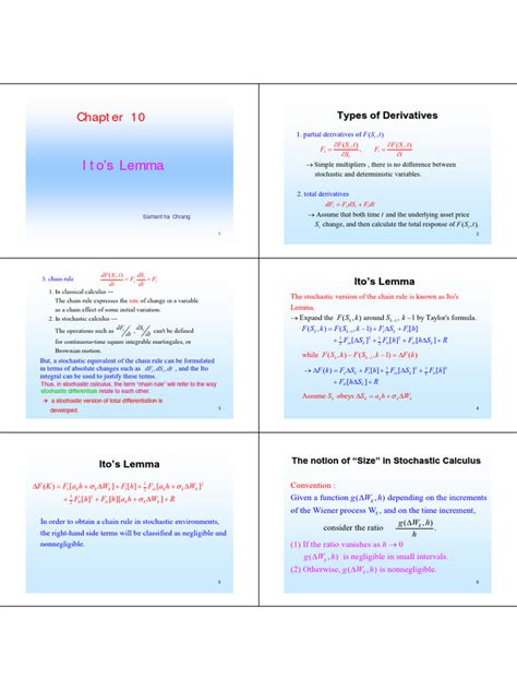 Ito S Lemma 1714629010 Download Free Pdf Stochastic Differential Equation Stochastic Process