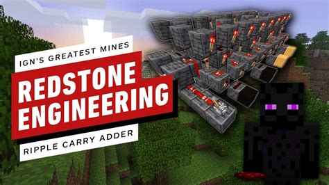 Build A Ripple Carry Adder In Minecraft Ft Wildengineering Ripple