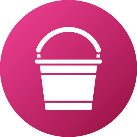 Bucket Icon Style 21800786 Vector Art At Vecteezy