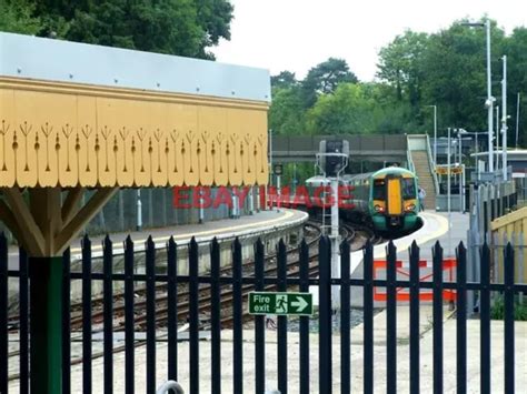 Photo 2 Southern 377 Class Emu 377 453 At East Grinstead Having Just