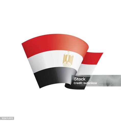 이집트 국기 흰색 배경 벡터 일러스트 레이 션 0명에 대한 스톡 벡터 아트 및 기타 이미지 0명 3차원 형태 기 Istock