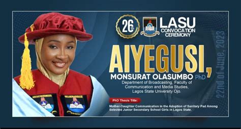 Aiyegusi Monsurat Olasumbo Phd On Linkedin More Menstrual Sanitary