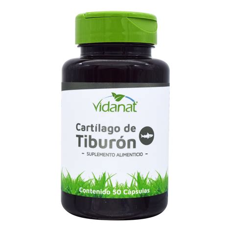 Cartilago De Tiburon 50 Cap Vidanat Vitaminas Súper Naturista