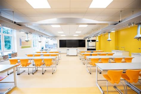 Premium Photo Interior Of An Empty School Class