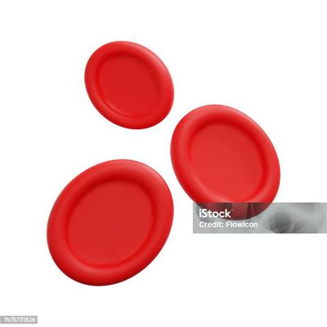 3d 적혈구 아이콘 벡터입니다 흰색 배경에 격리 3d 헌혈 의료 및 건강 관리 개념 만화 최소한의 스타일 3d 적혈구 아이콘 벡터 렌더링 그림입니다 3차원 형태에 대한 스톡