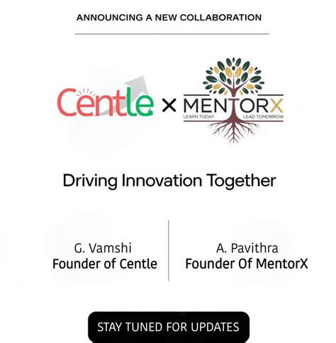 Pavithra Addanki On Linkedin Mentorx Centle Educationinnovation Careerdevelopment Partnership