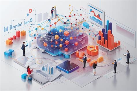 Algoritmo De Aprendizaje Automático Para Análisis De Negocios Y Finanzas Foto Premium