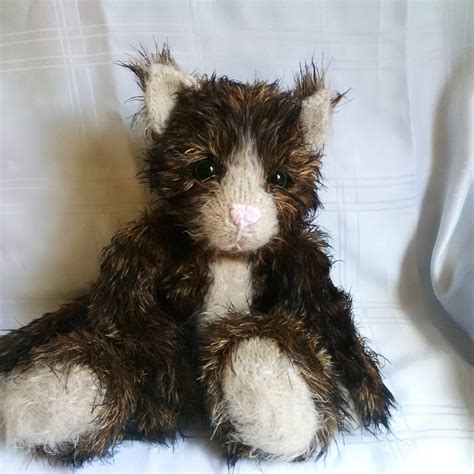 Catnip The Cat PDF Knitting Pattern Download Knitted Flat Written In ENGLISH Etsy