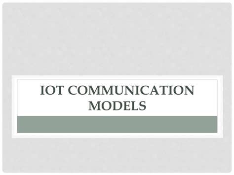 Iot Logical Design Pptx Internet Of Things Internet