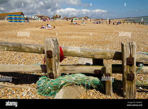 Pevensey Beach Pevensey Bay East Sussex England Great Britain Stock