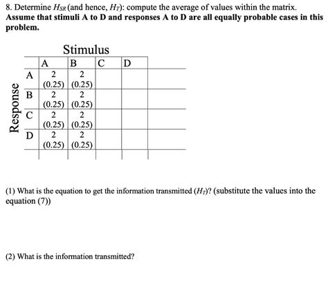 8 Determine HSR And Hence HT Compute The Chegg Com