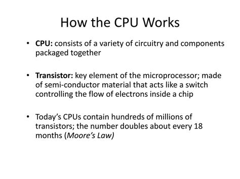 Ppt The System Unit Processing And Memory Powerpoint Presentation