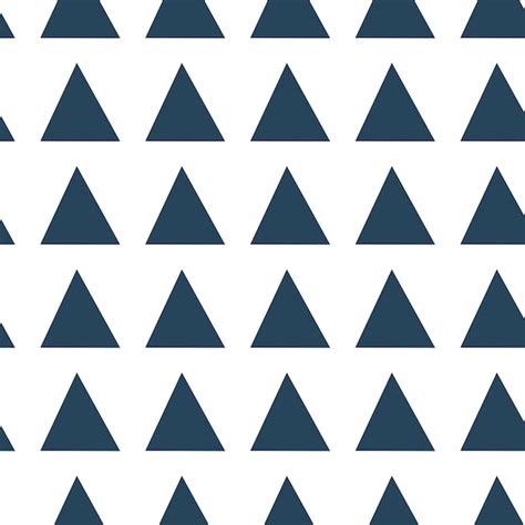 Premium Vector Seamless Geometric Pattern With Triangles