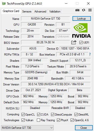 Install Cuda And Cudnn For Geforce Gt 730 Gk208 B1 Cuda Setup And Installation Nvidia