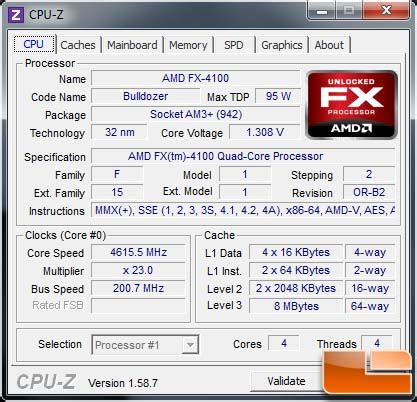 AMD Product S Benchmarks Overclocking Secrets AMD FX 4100 Unlocking Core SECRETS