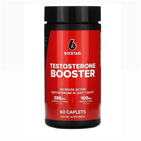 Six Star Pro Potenciador De Testosterona Para Hombres 60 Cápsulas