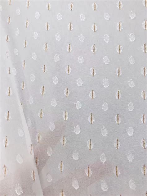 100 Polyester Base Fabric For Printing With Metallic Jacquard
