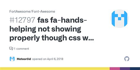 Fas Fa Hands Helping Not Showing Properly Though Css Web Use · Issue