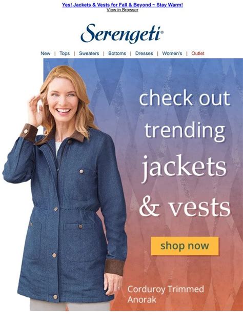 Serengeti Catalog: Our Amazing Fall Styles ~ Warm & Colorful ~ Shop Now ...